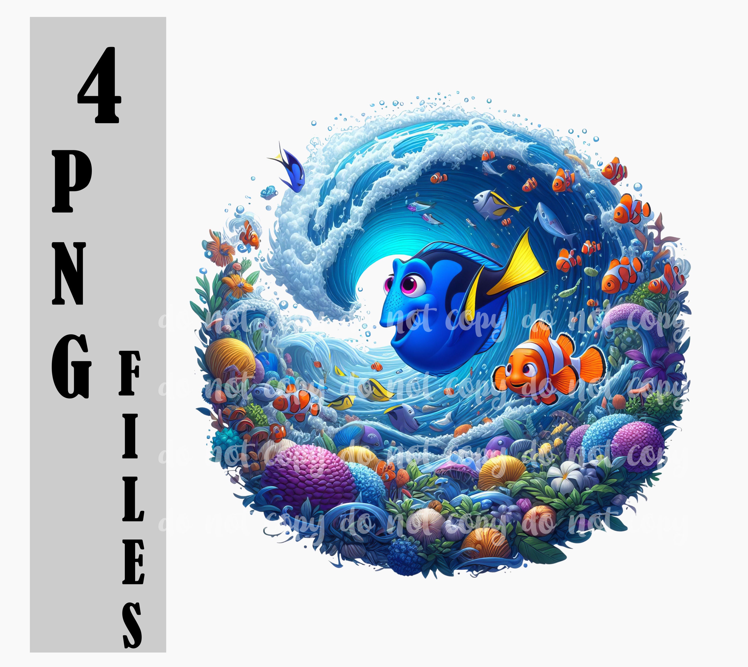 PNG Underwater Fish Design - Etsy