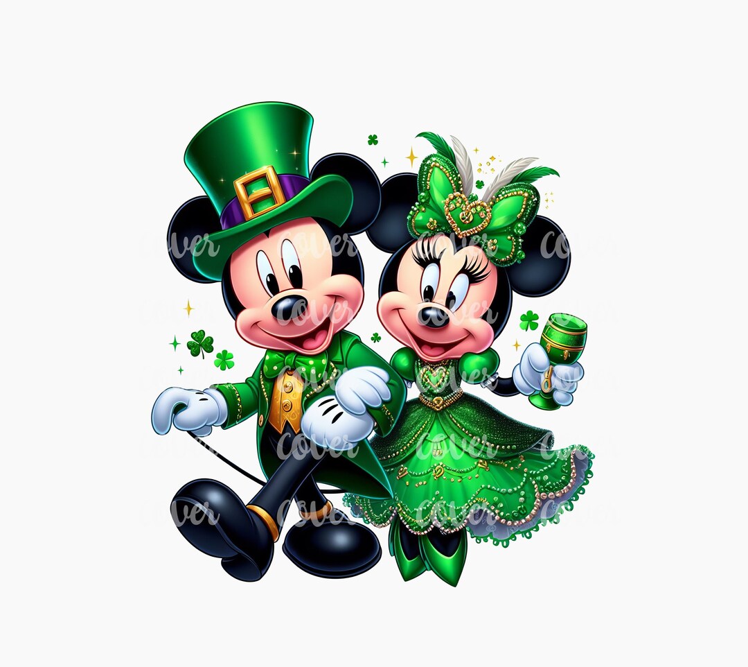 PNG St Patrick's Day Mouse Design - Etsy