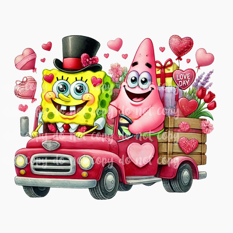Sponge Bob Valentine Day - Etsy