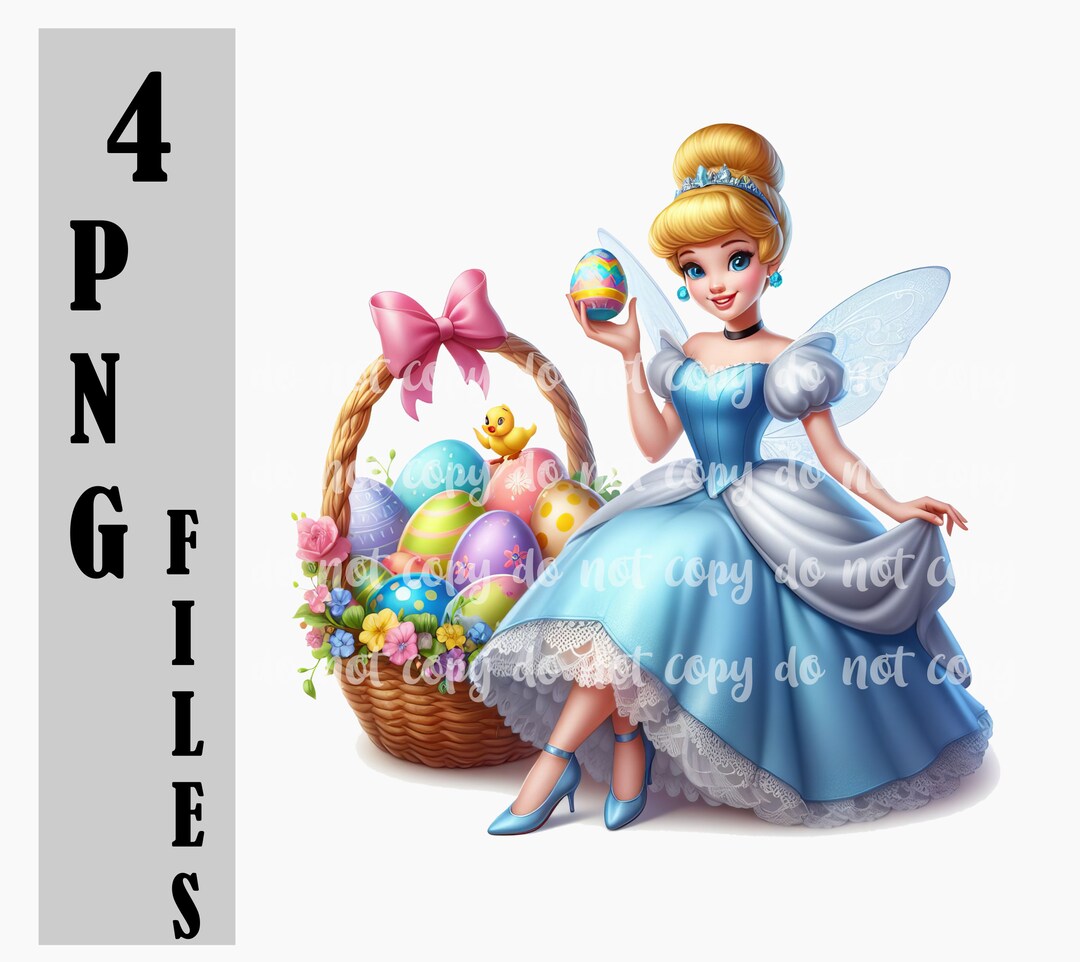PNG Cinderella Easter Design - Etsy