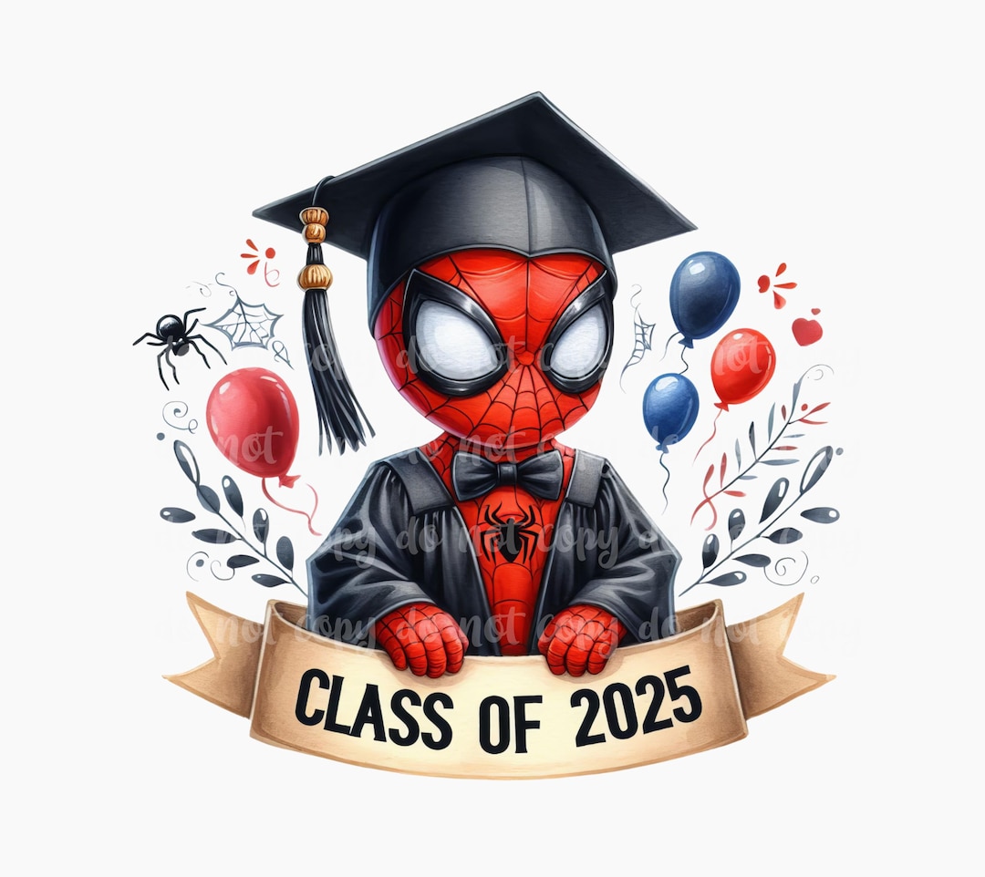 PNG Super Hero Graduation Design - Etsy