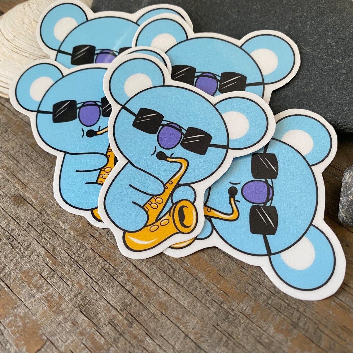 Koya Saxophone Sticker - Etsy