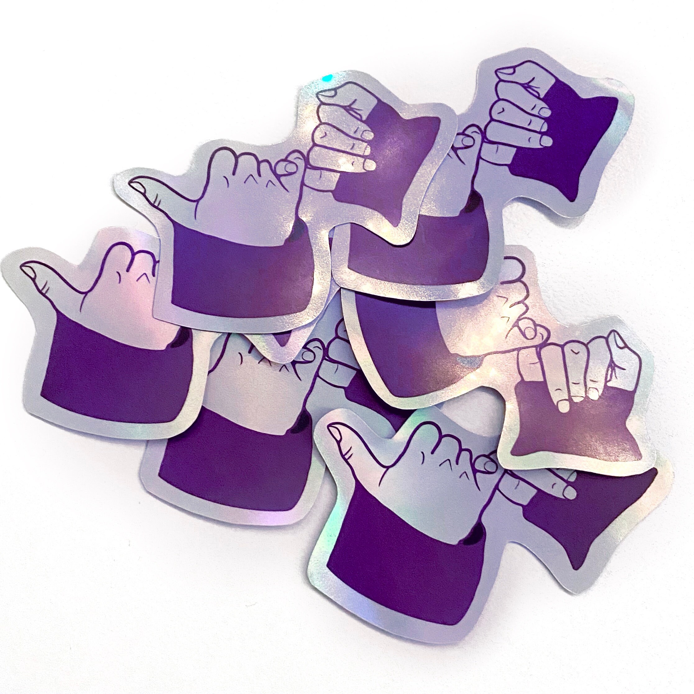 BTS Holo Pinky Promise Sticker - Etsy