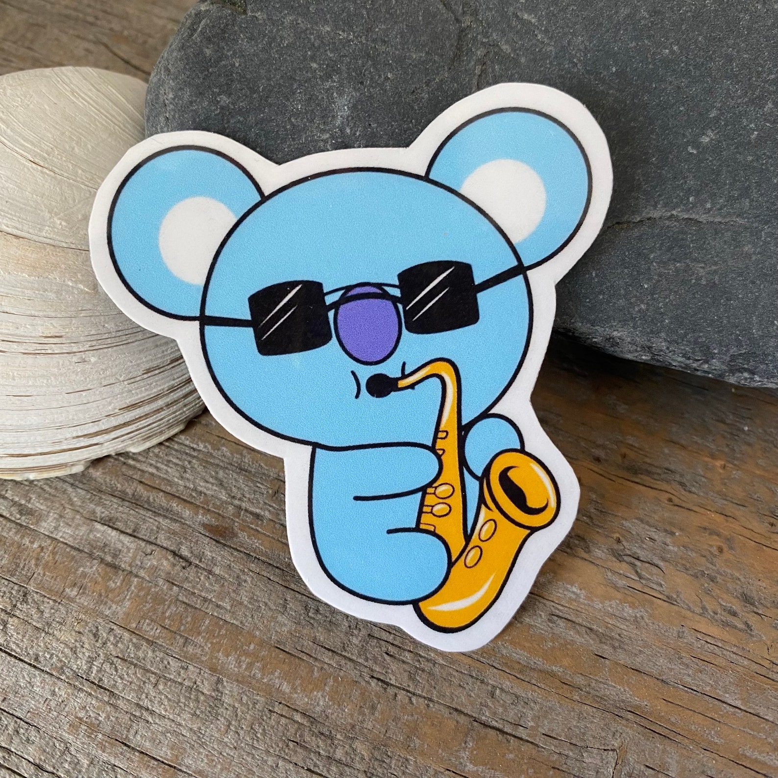Koya Saxophone Sticker - Etsy