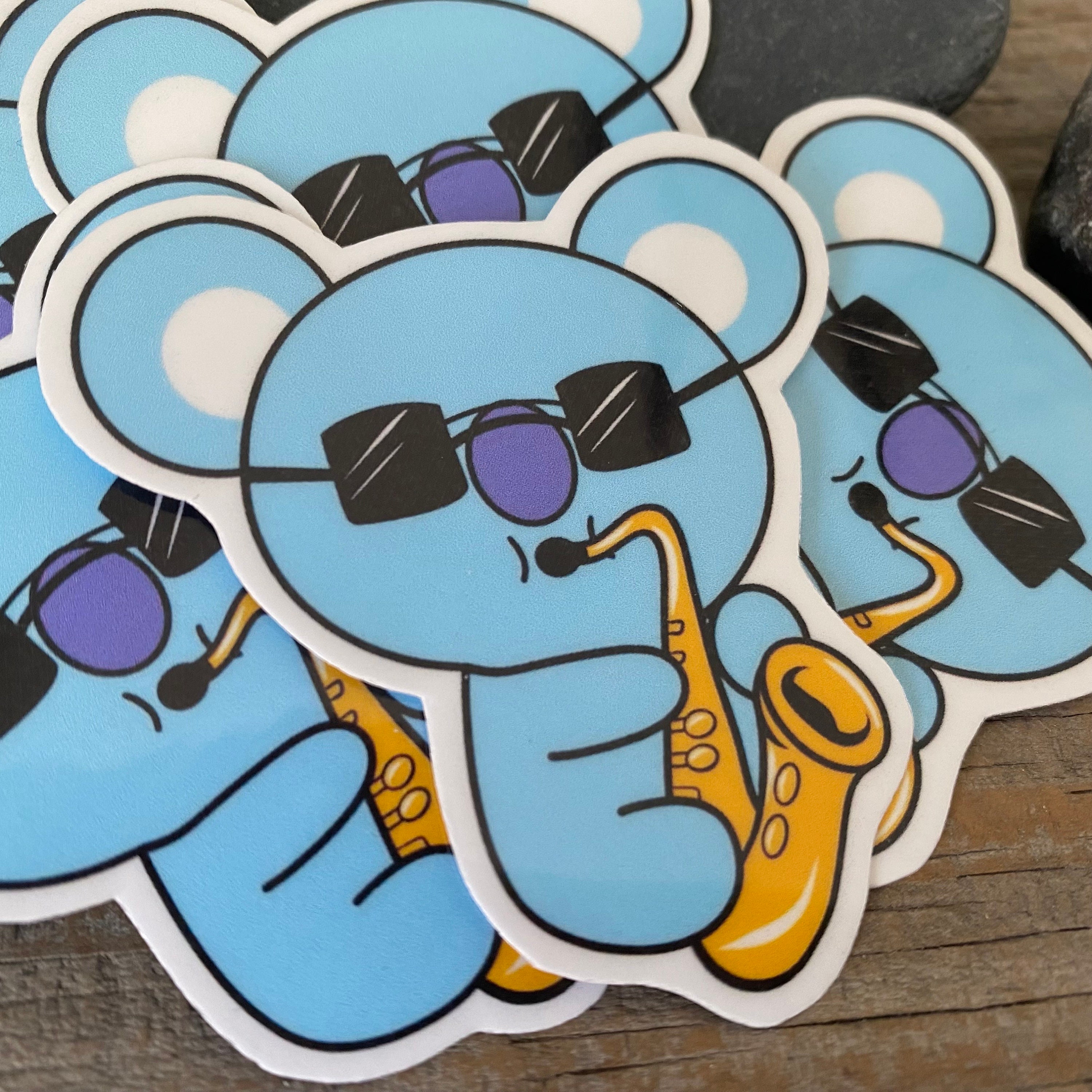 Koya Saxophone Sticker - Etsy