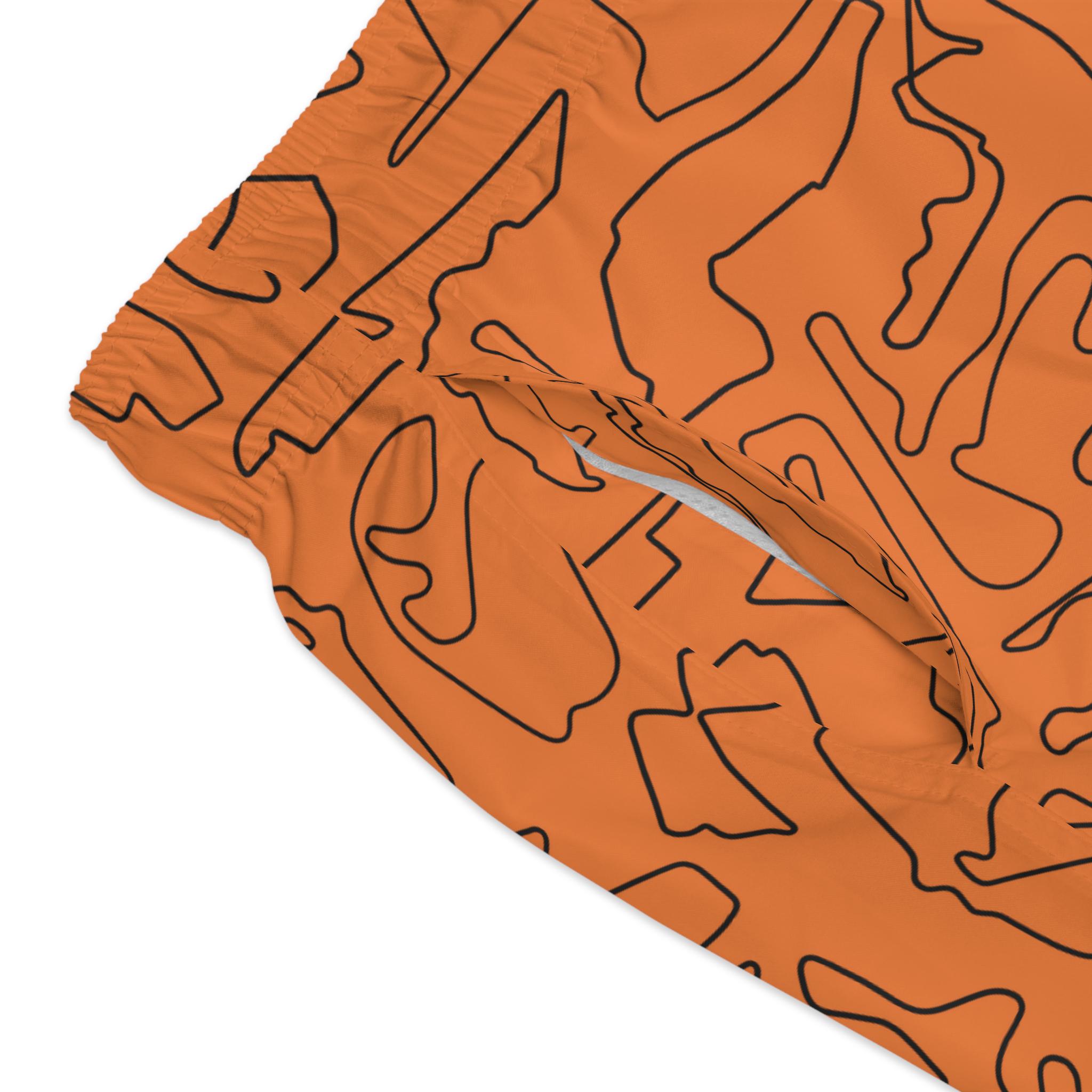 Mclaren F1 Inspired Swim Trunks, Racing Car Swimwear, Formula One ...