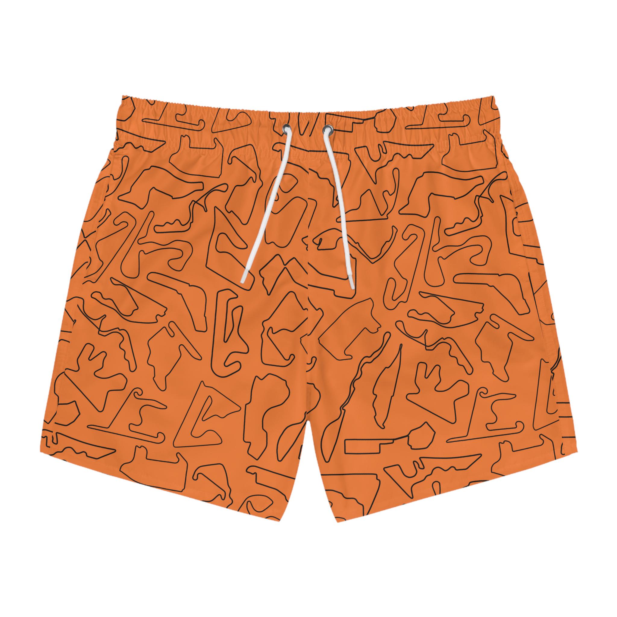 Mclaren F1 Inspired Swim Trunks, Racing Car Swimwear, Formula One ...