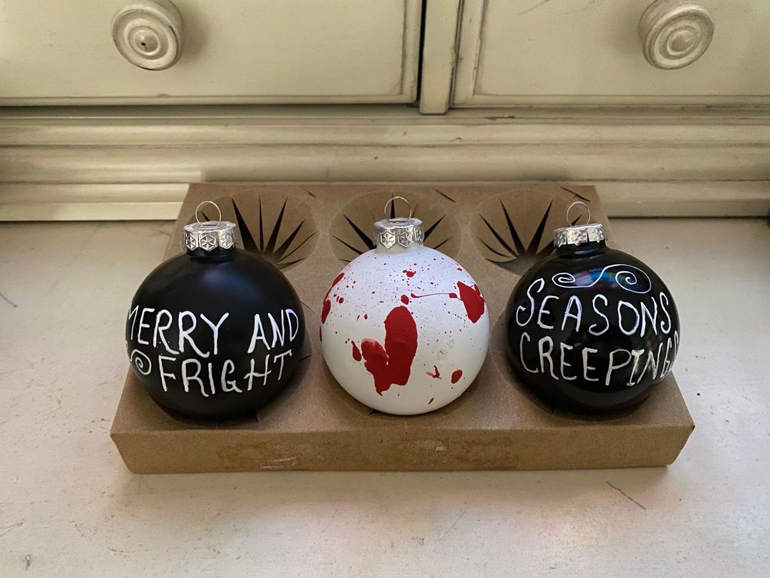 Spooky Christmas Ornaments - Etsy
