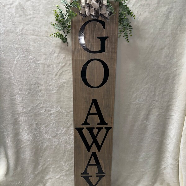 Go Away Sign - Etsy