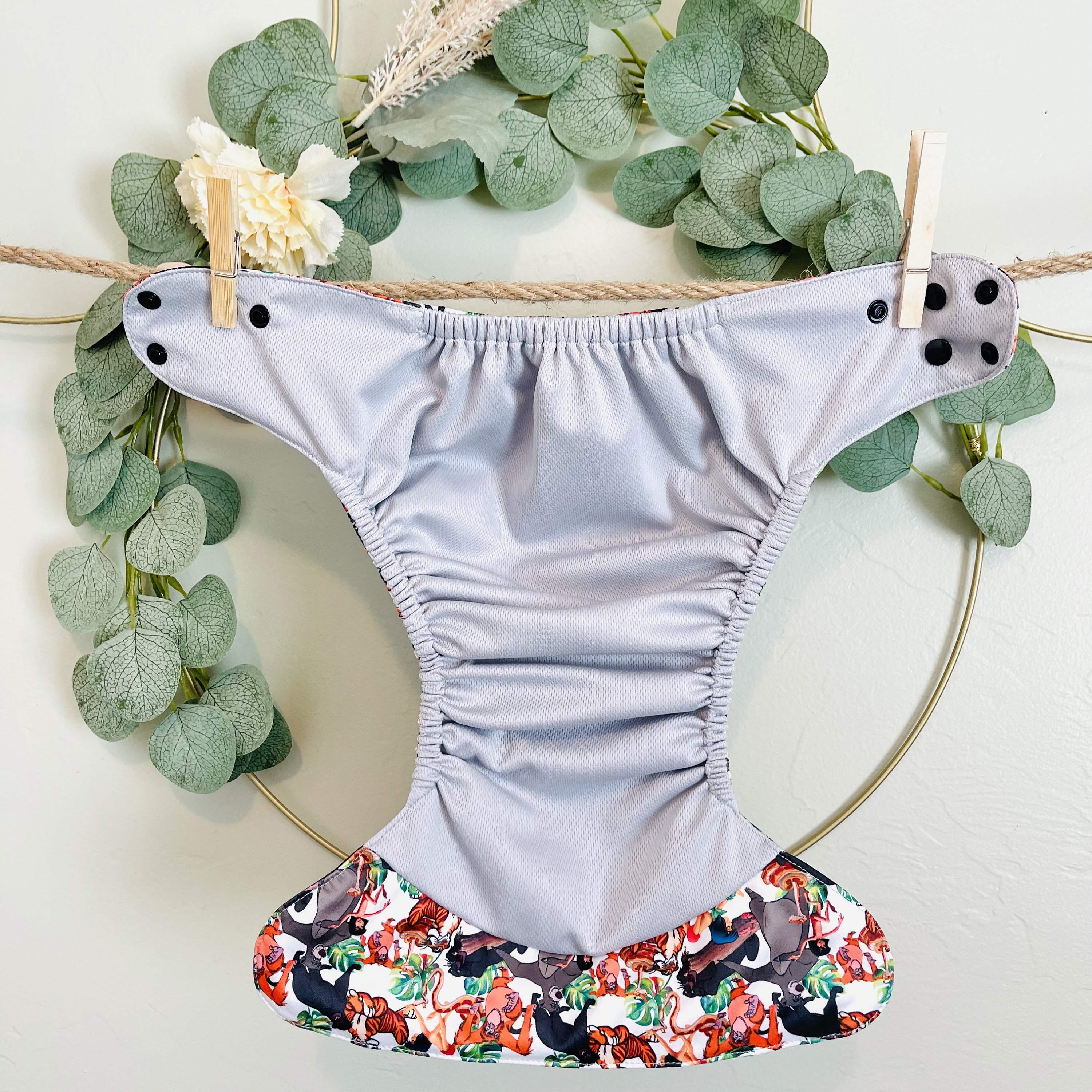 Jungle Book Cloth Diaper Mowgli and Baloo Cloth Diaper Pocket Cloth ...