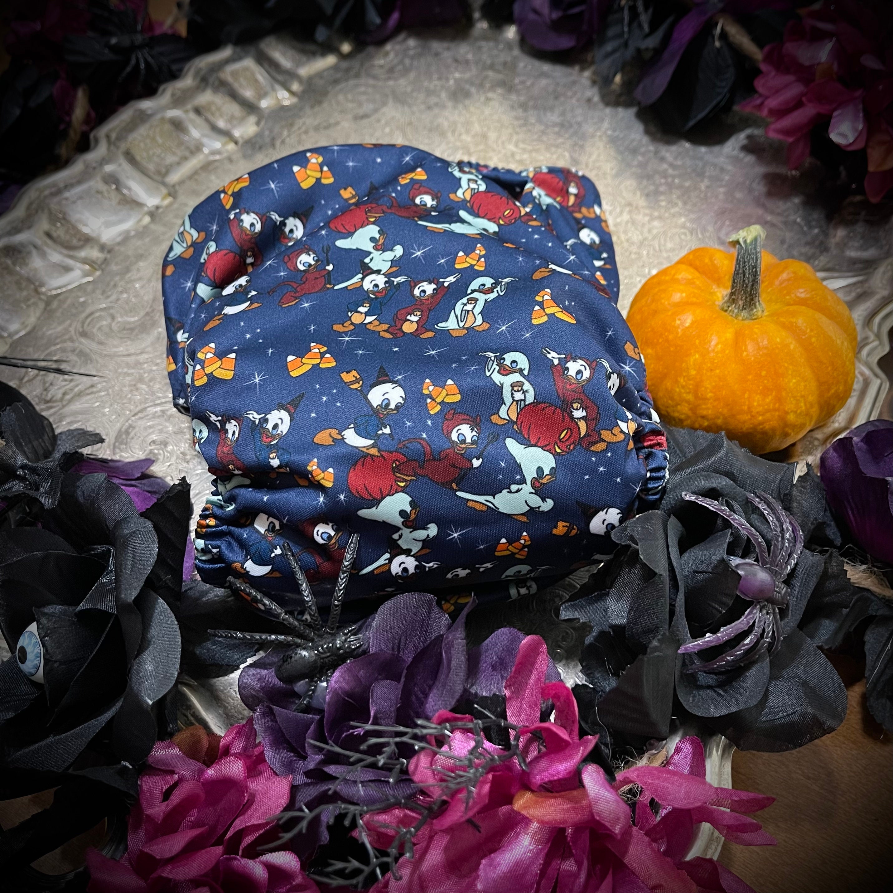 Trickin' and Treatin' Cloth Diaper | Huey Dewey Louie Cloth Diaper ...