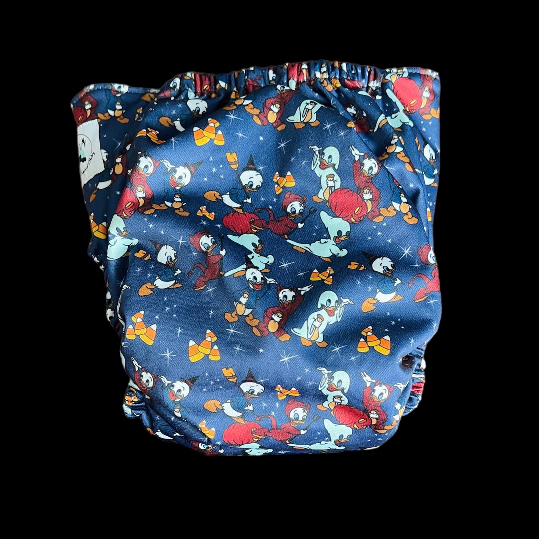 Trickin' and Treatin' Cloth Diaper | Huey Dewey Louie Cloth Diaper ...