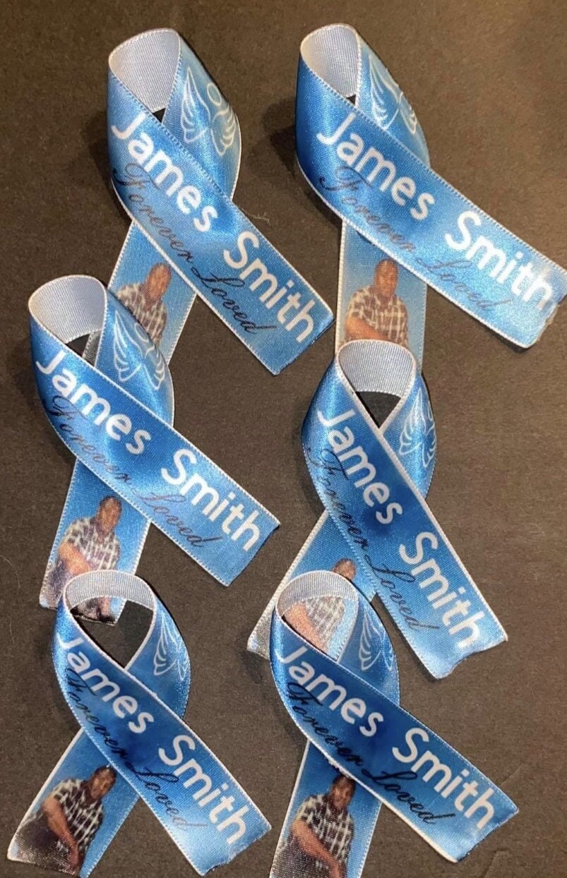 Memorial Ribbons Awareness Ribbons Custom Ribbons Custom Memorial ...