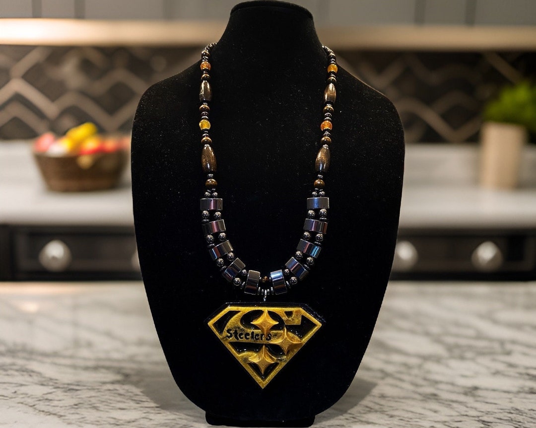 The Ultimate Fanatic: NFL Pittsburgh Steelers Football Logo Necklace ...