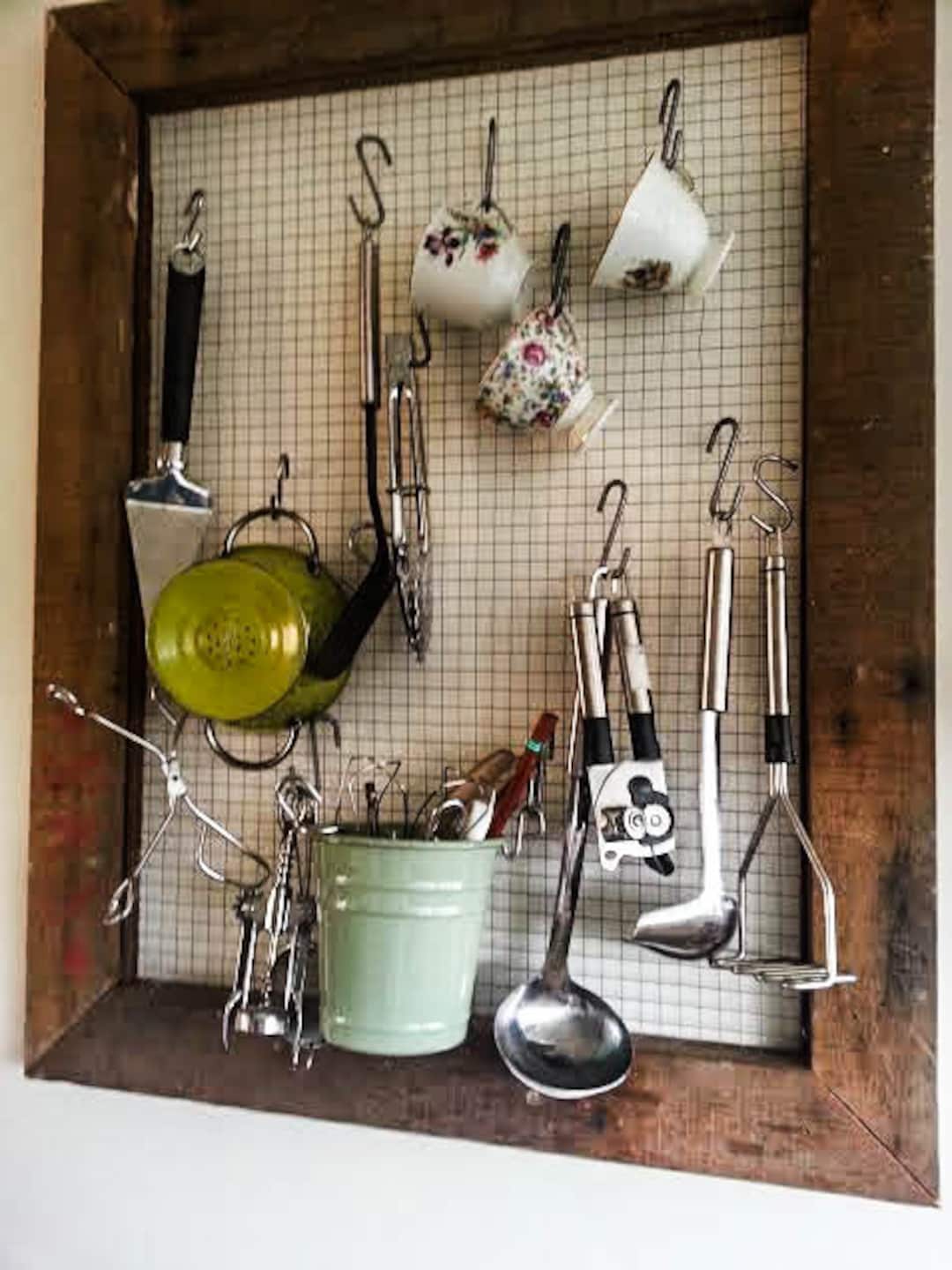 Kitchen Rack Scrap Wood - Etsy