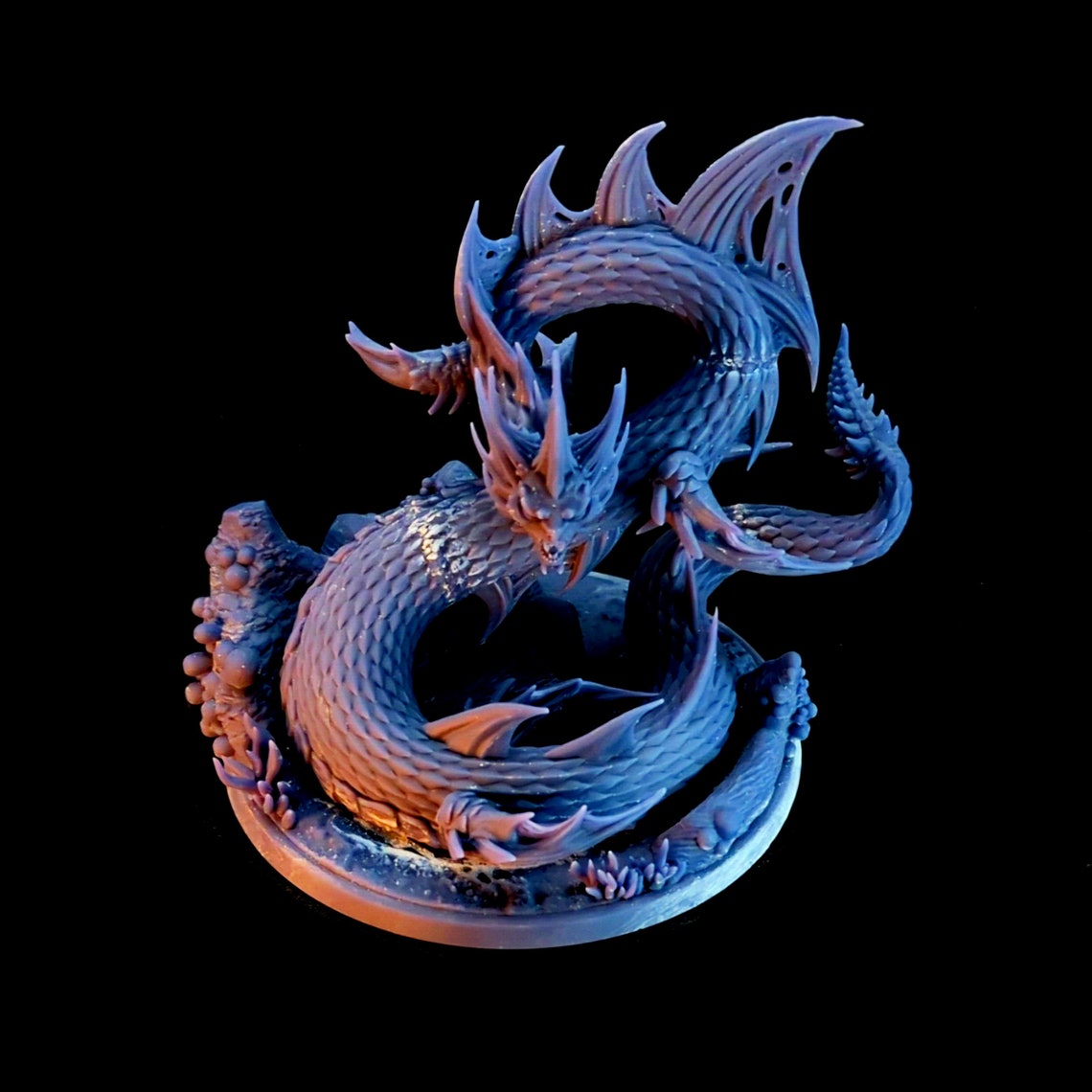 Saltwater Naga by Claymore Miniatures Durable Resin, Sea Serpent Water ...