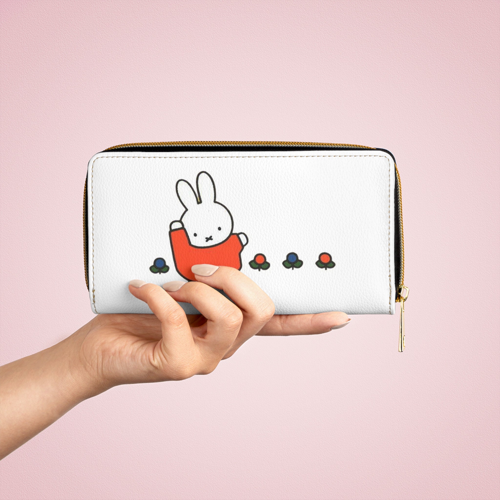 Miffy Zipper Wallet Miffy Wallet Cute Miffy Gift Miffy - Etsy