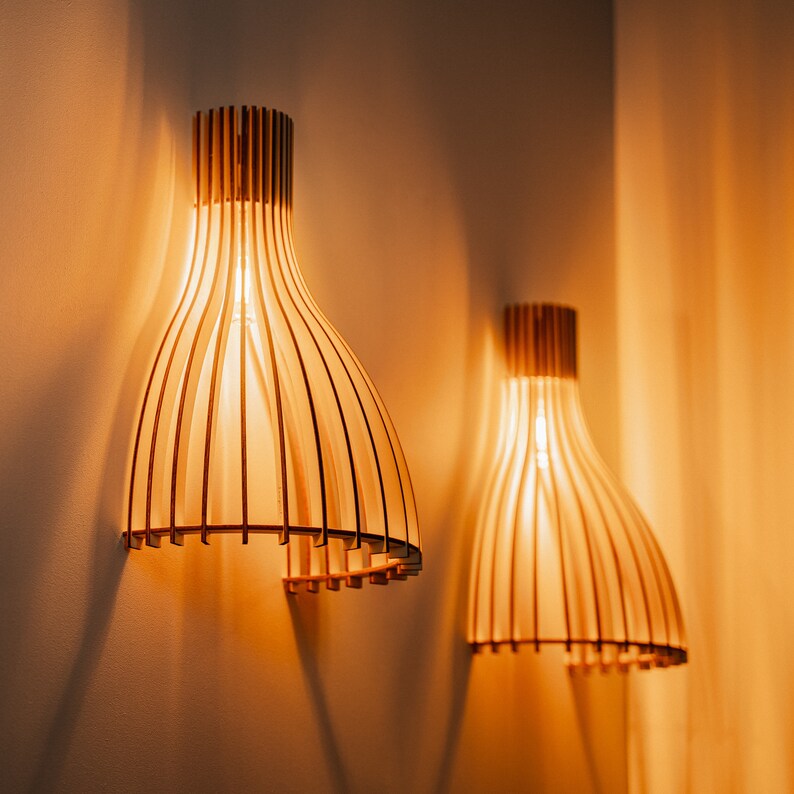 Elegant Handmade Ariel Sconce - Unique Modern Wall Light - Etsy