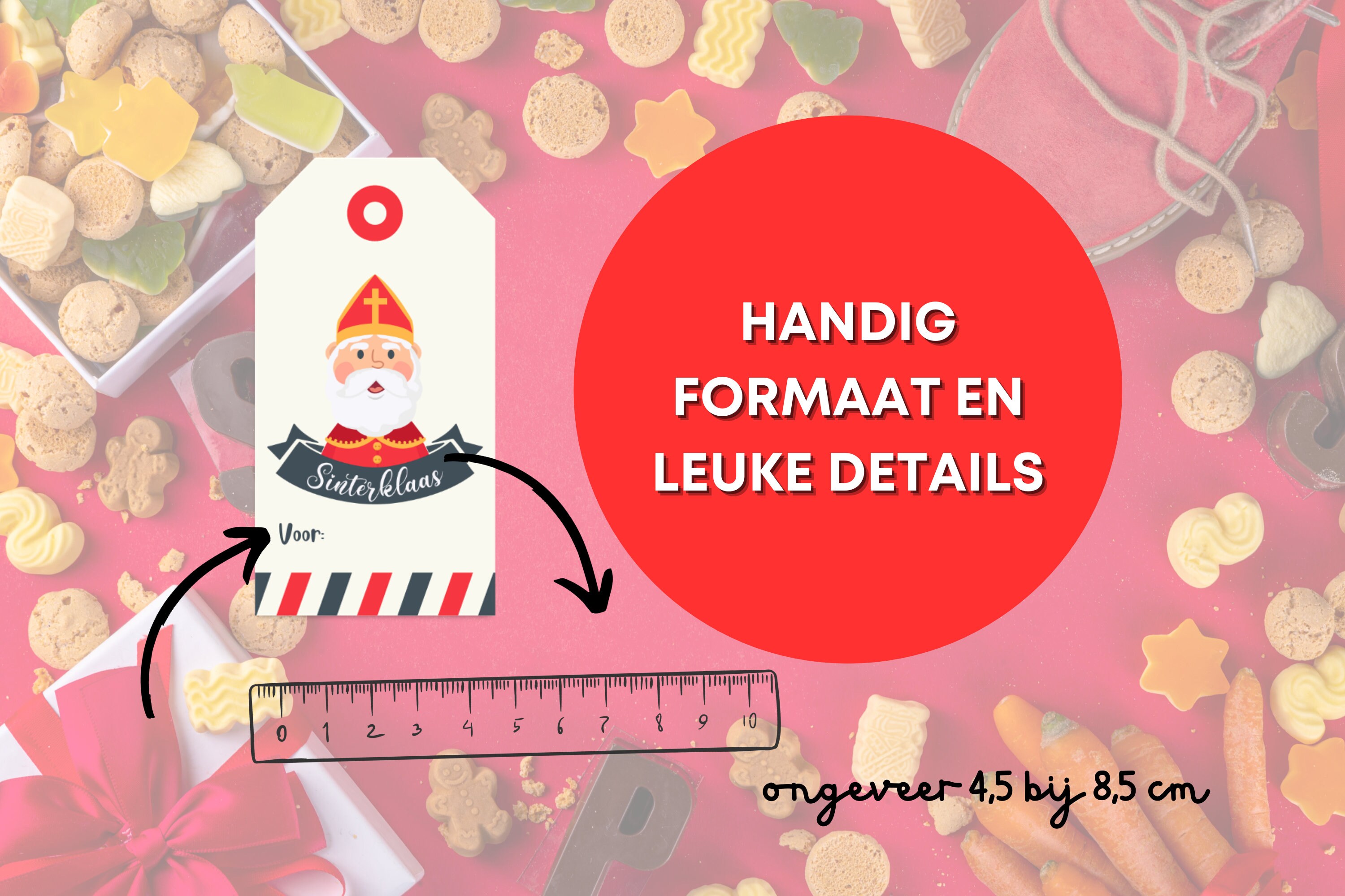 Sinterklaas Cadeau Label Sinterklaas Gift Tag - Etsy