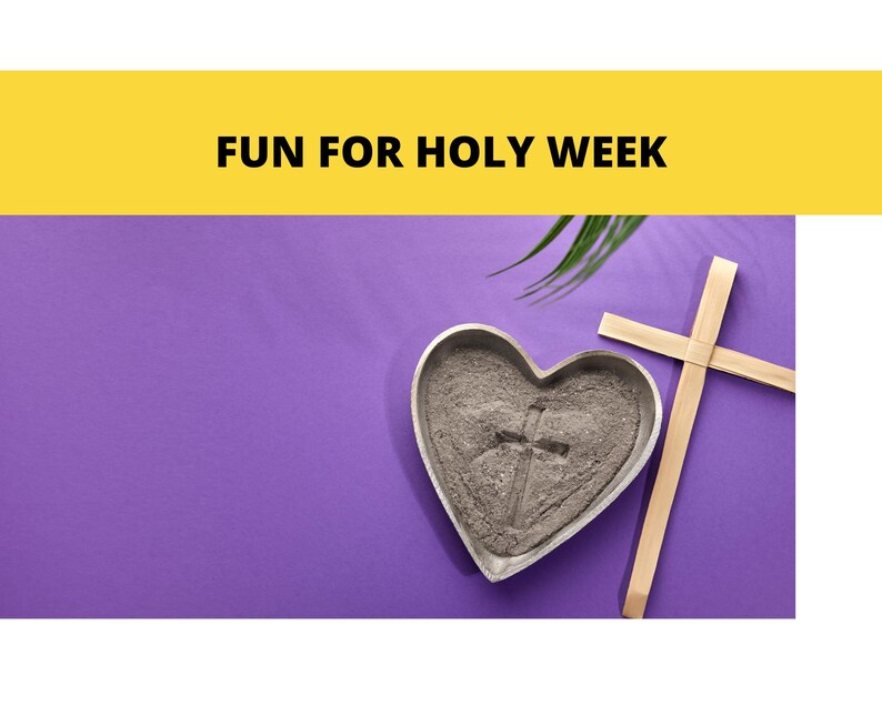 Holy Week Countdown Printable for Kids, Fun Palm Sunday Activity ...