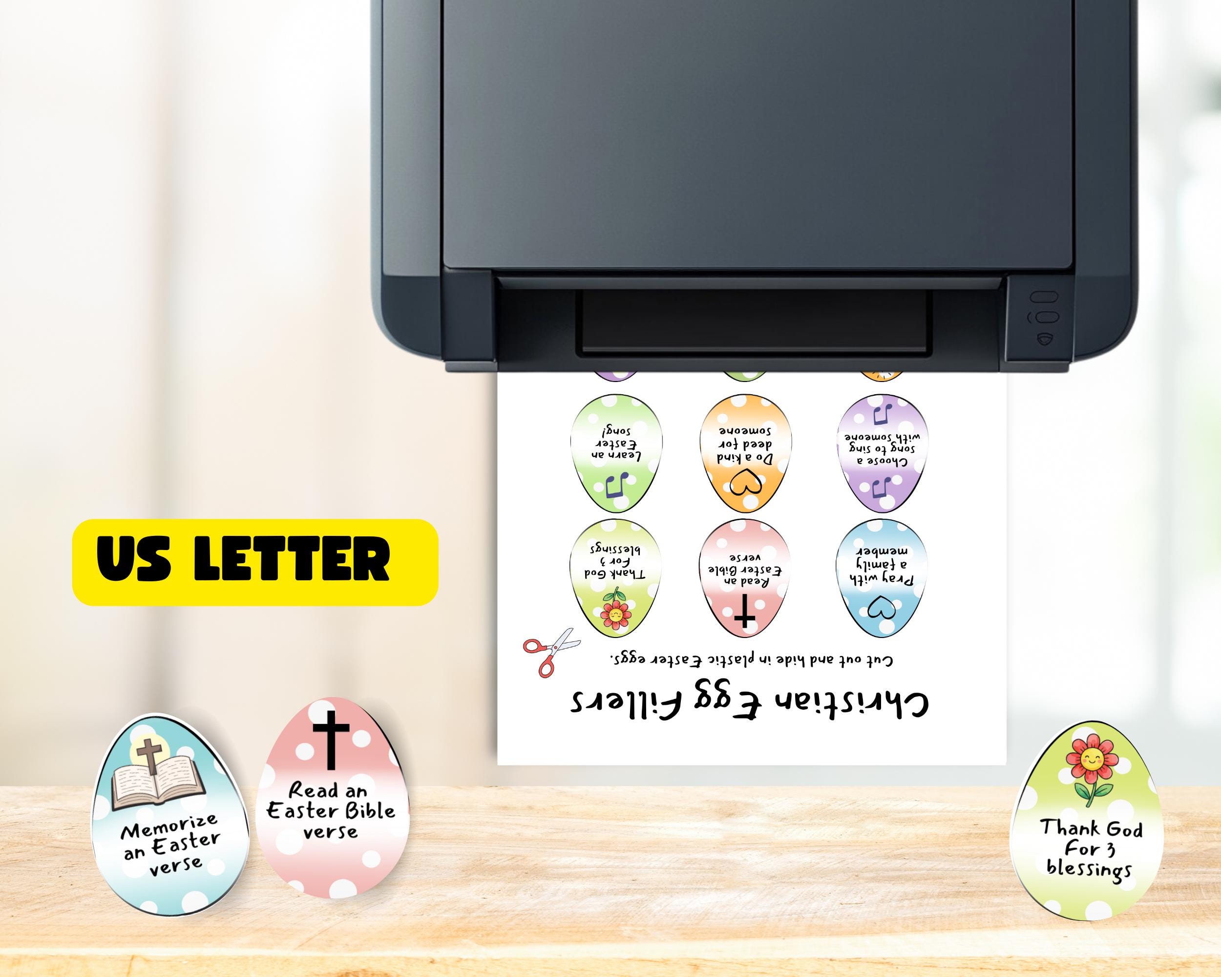 Christian Easter Egg Hunt Printable, Bible Scavenger Hunt, Resurrection ...
