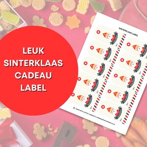Sinterklaas Cadeau Label Sinterklaas Gift Tag - Etsy