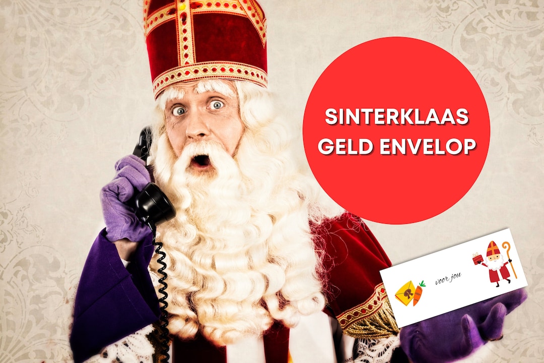 Sinterklaas Pakjesavond Geld Cadeau Envelop Gift Card Holder - Etsy