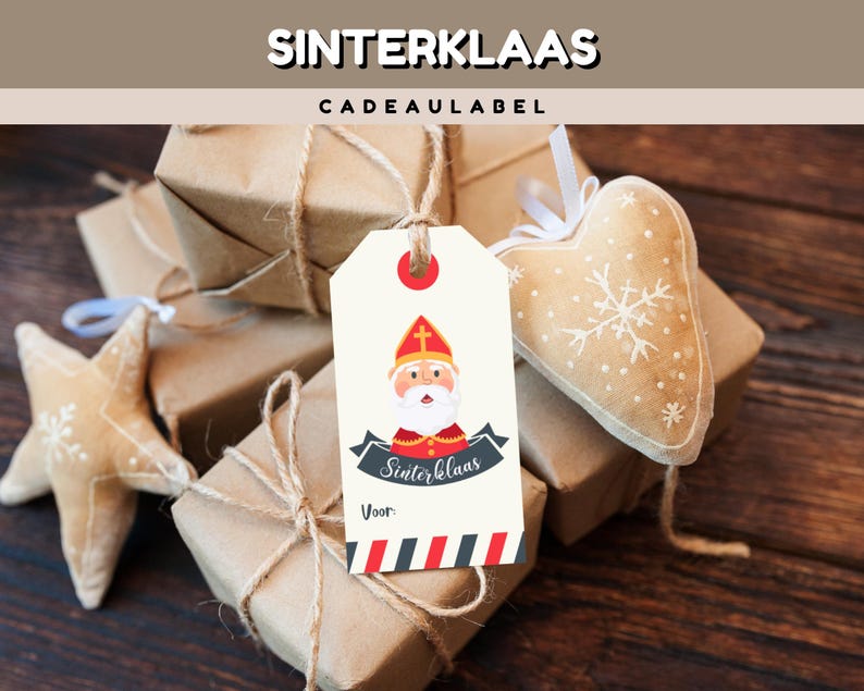 Sinterklaas Label Tags, Sinterklaas Cadeau Labels Voor Kinderen ...