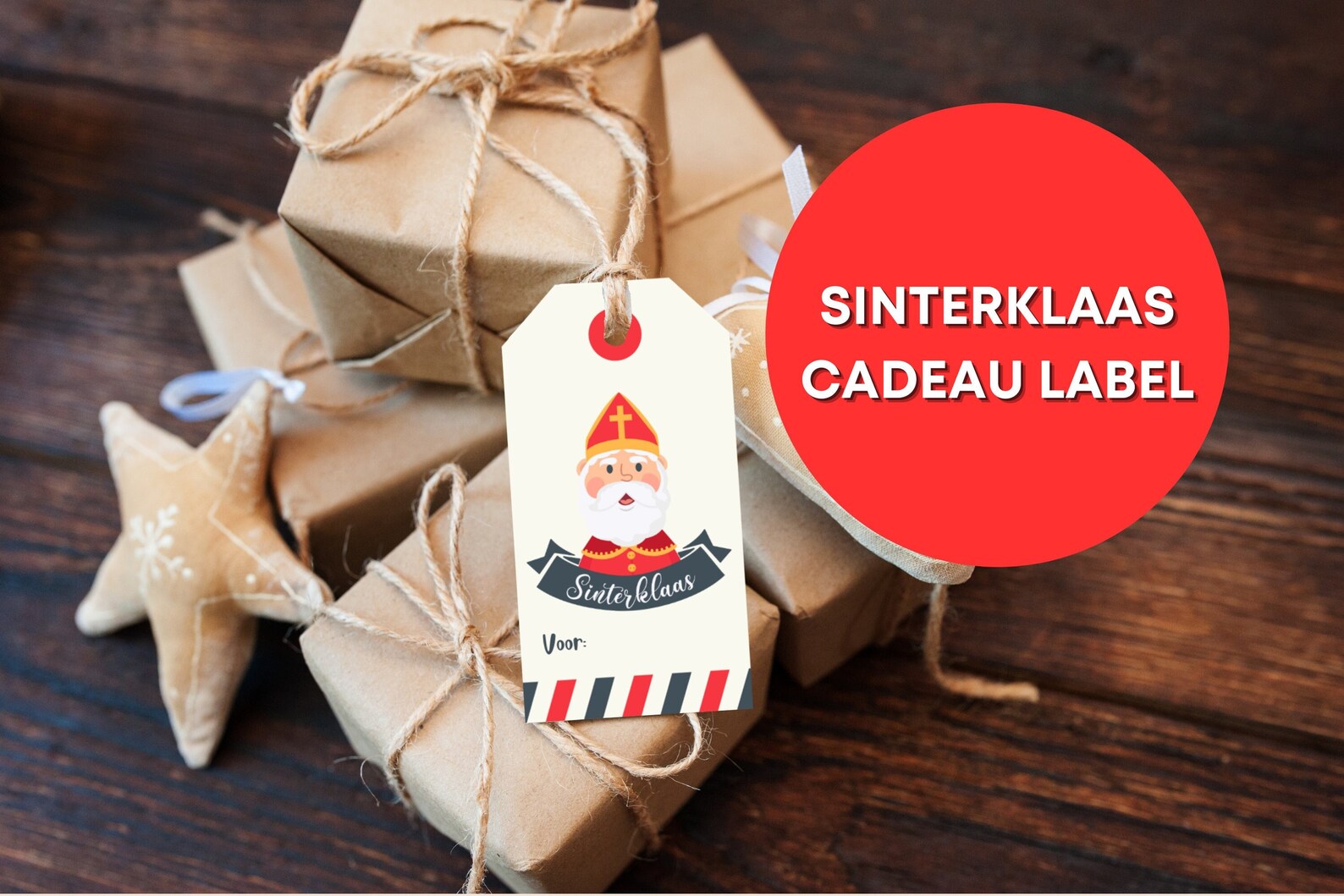 Sinterklaas Cadeau Label | Sinterklaas Gift Tag - Etsy