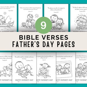 Printable Fathers Day Religious Craft Bible Verse Fathers Day Gift From ...