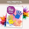Holi Activity Pages - Colouring Activity Page - Printable Holi Favour ...