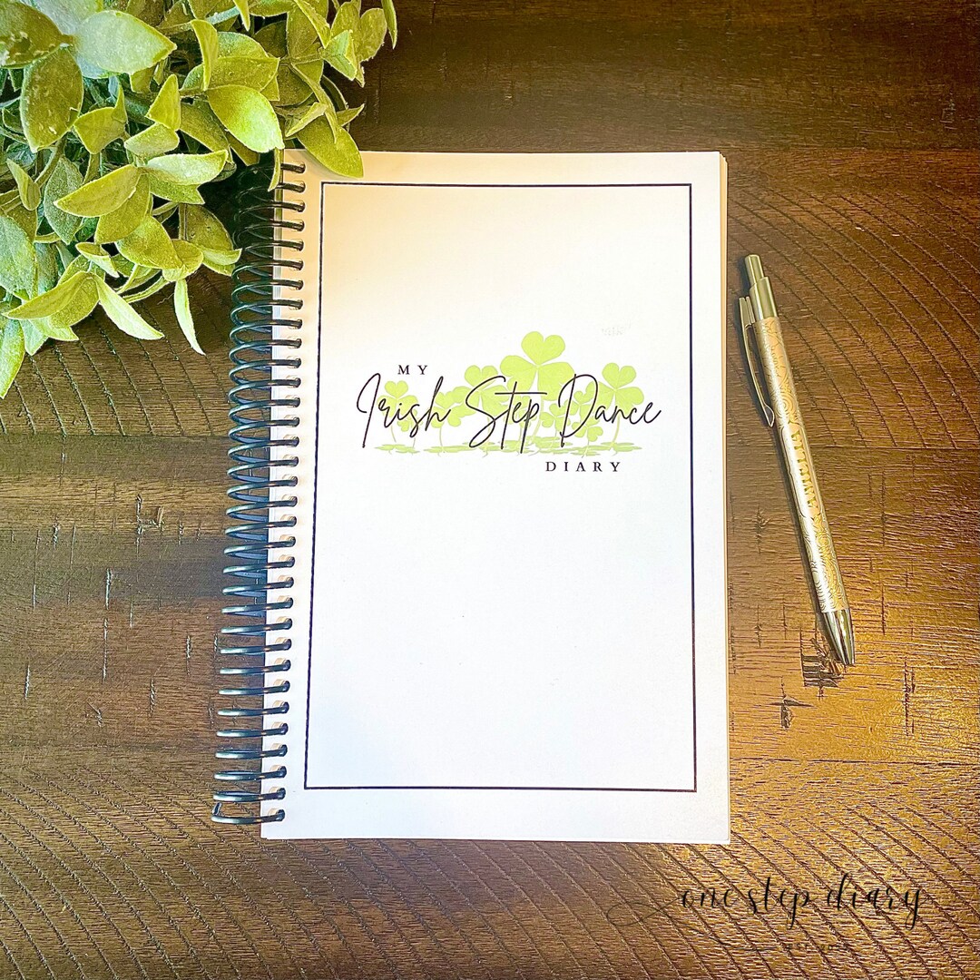 My Irish Step Dance Diary, Irish Dance Goals and Mindset Journal, Irish ...