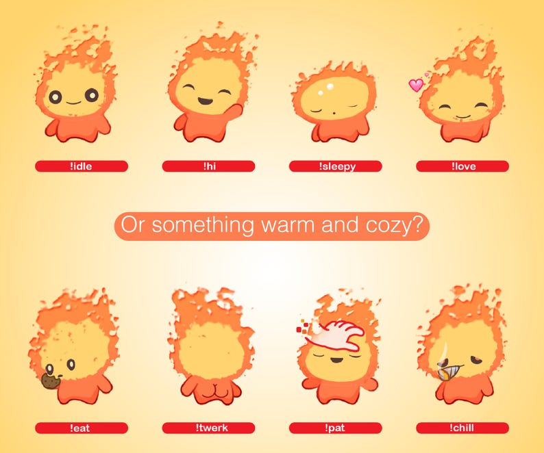 Custom Animated Live Stream Pet Widget Overlay for OBS, Streamlabs ...