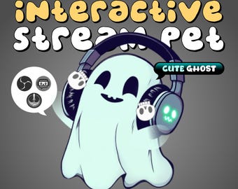 Fire Spirit Stream Pet Overlay | Interactive Animated Virtual Pet for ...