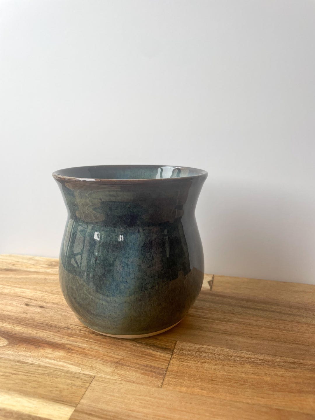 Blue Handless Mug Pot - Etsy