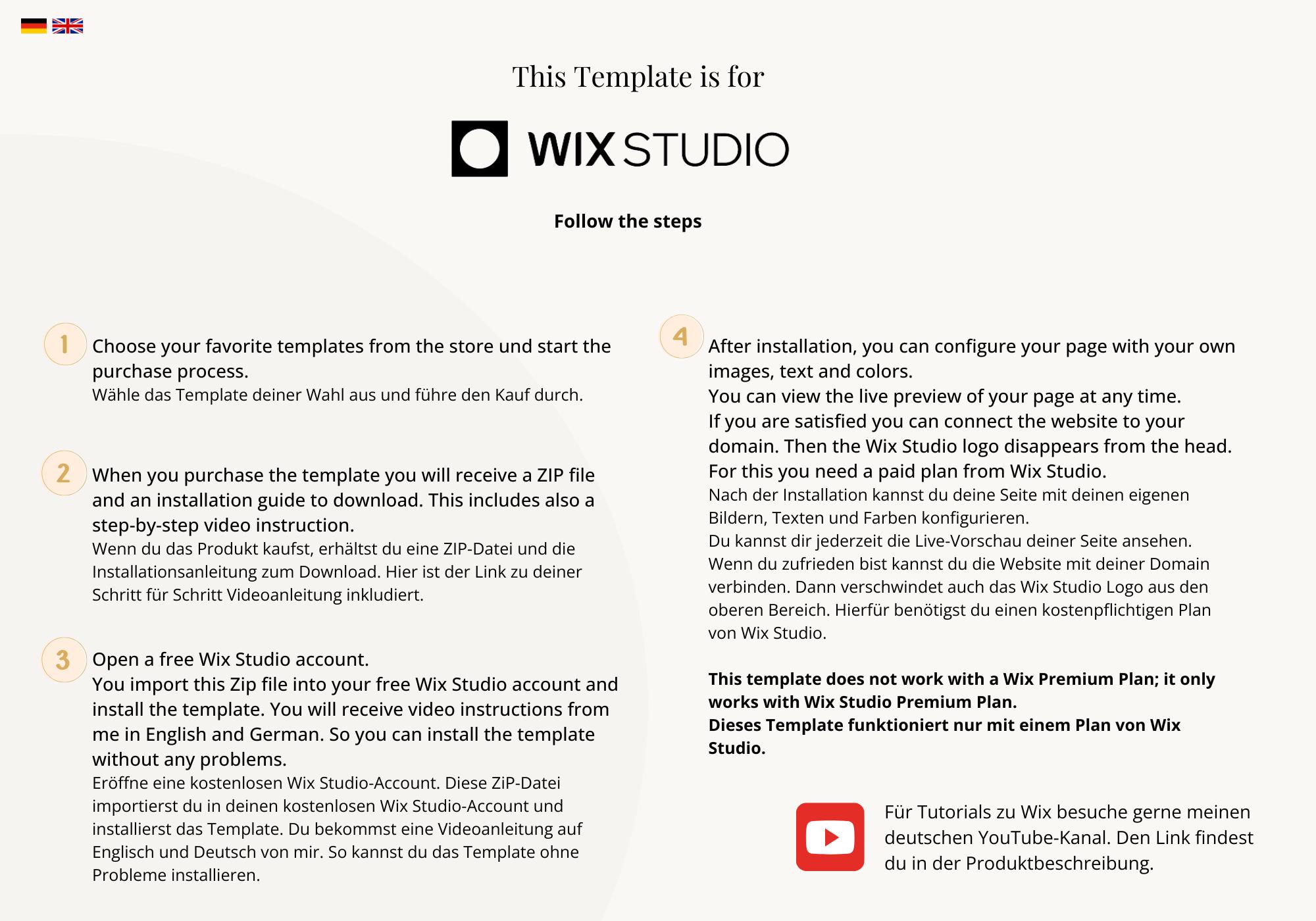 Wix Studio Website Template - Etsy