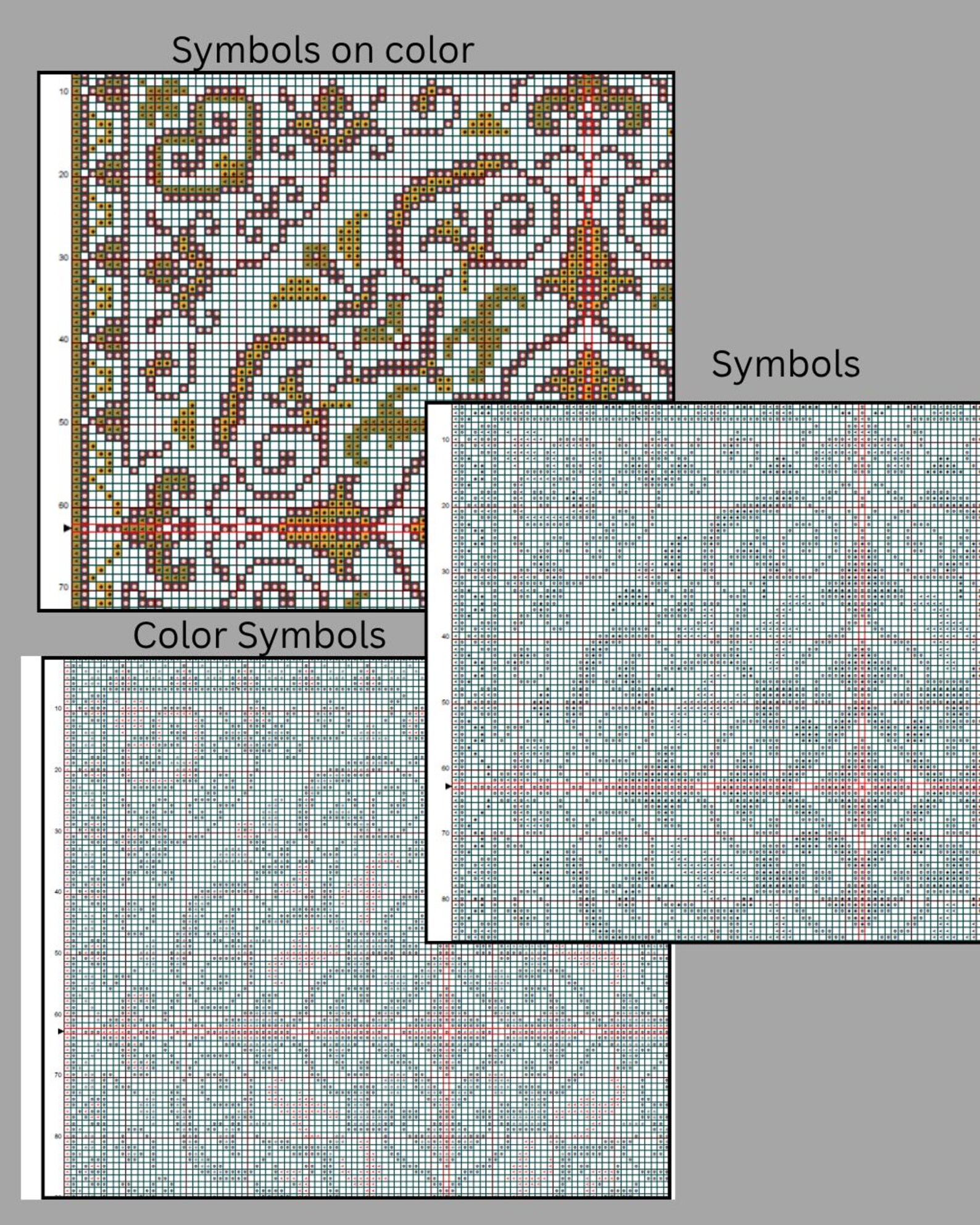 Andalusian Heritage Cross Stitch Pattern: Mosaic Design (PDF Download ...
