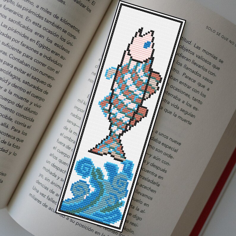 Cross-stitch Bookmark Patterns: Marine Bookmarker. Cross Stitch Pattern ...