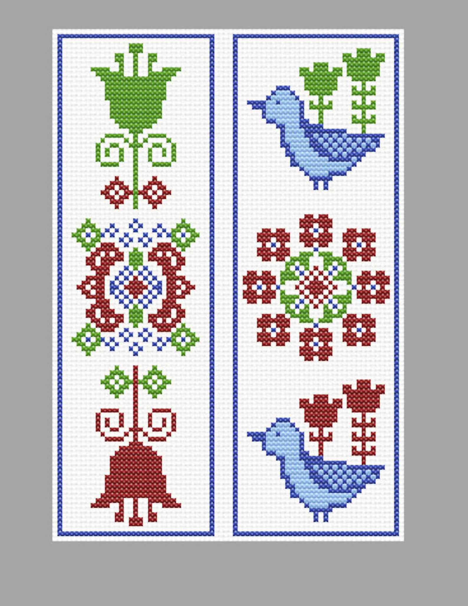 DIY Cross-stitch Bookmark Patterns: Create Your Own Handmade Bookmarker ...