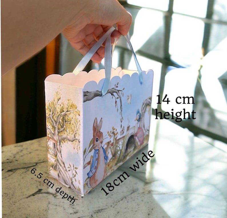 Personalized Pink Daisy Party Bag: Blue Dog Birthday Favor - Etsy