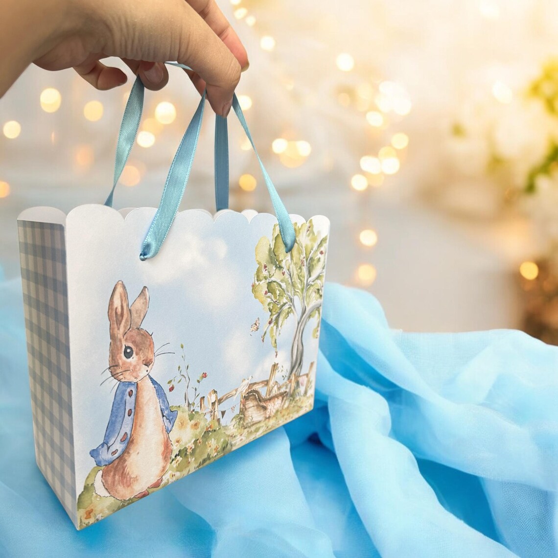 Peter Rabbit Party Favor Bag - Personalized Baby Shower Birthday Gift ...