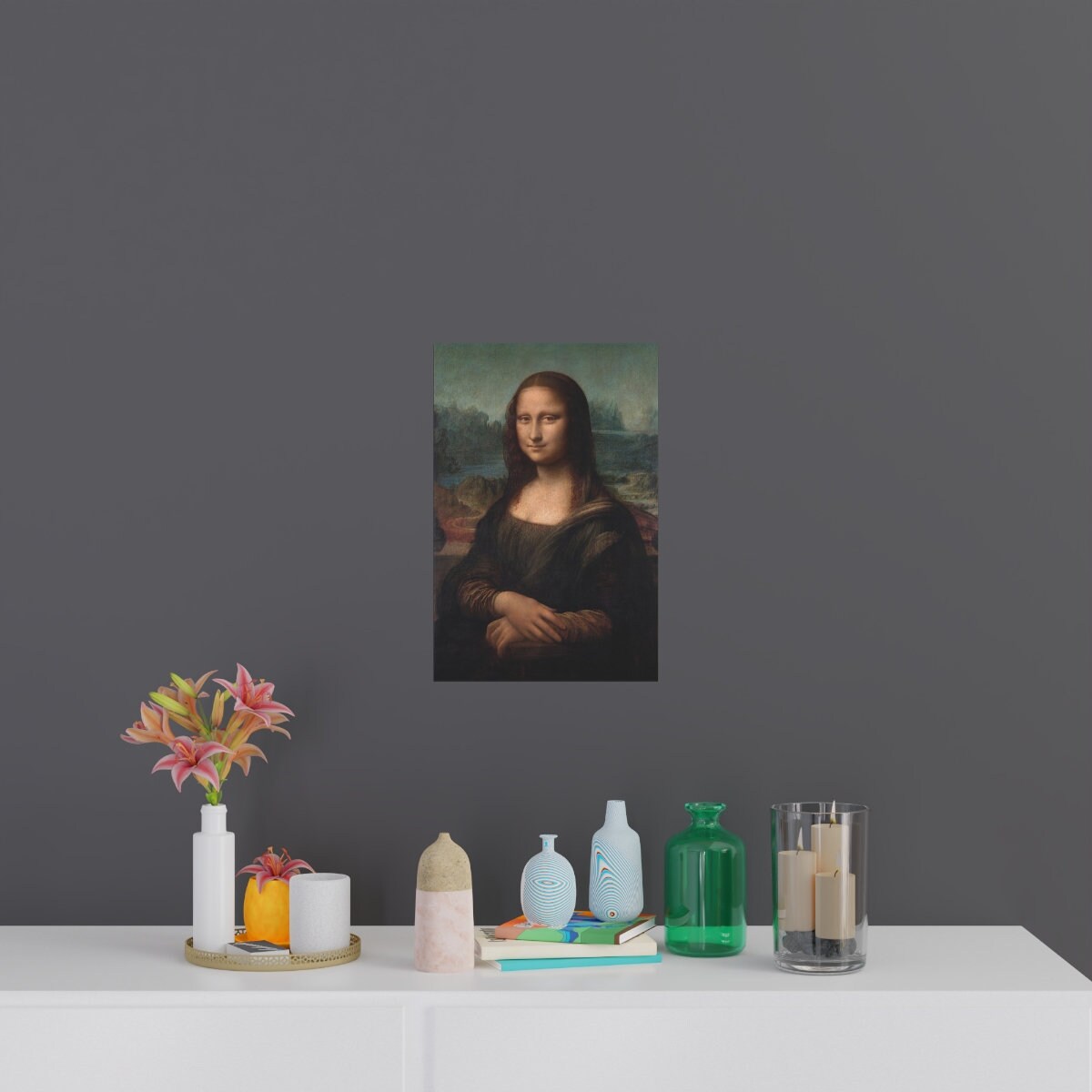 Leonardo Da Vincis Portrait Of Mona Lisa Del Giocondo 1503 Etsy
