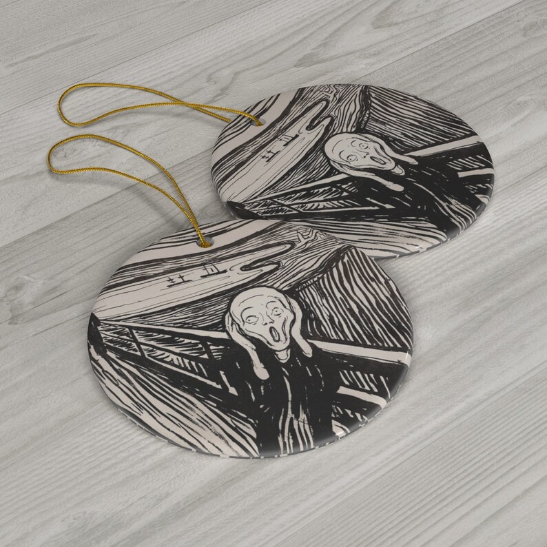 The Scream 1895 by Edvard Munch. Ceramic Ornament 1-pack - Etsy