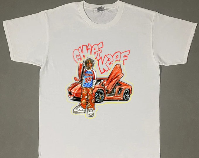 Chief Keef Vintage Rap Graphic T Shirt - Etsy