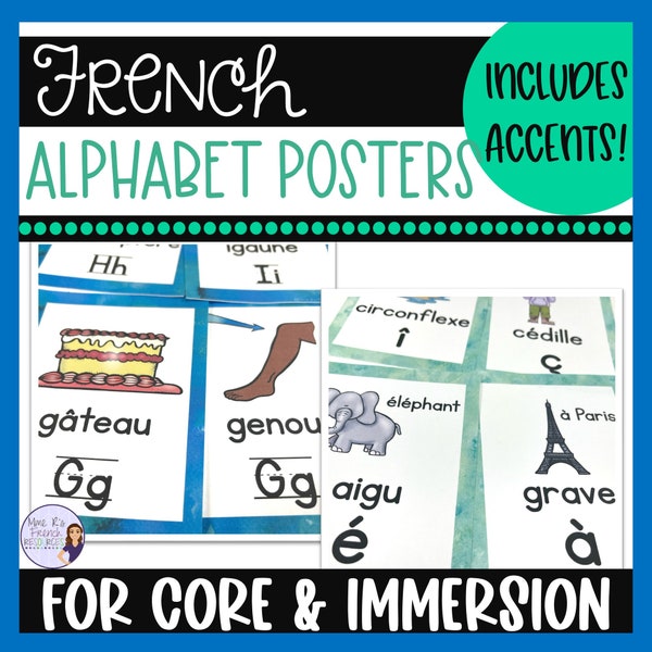 French Alphabet - Etsy