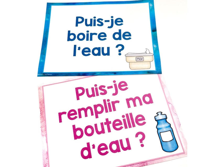 French Classroom Expressions Posters: Core & Immersion (digital ...