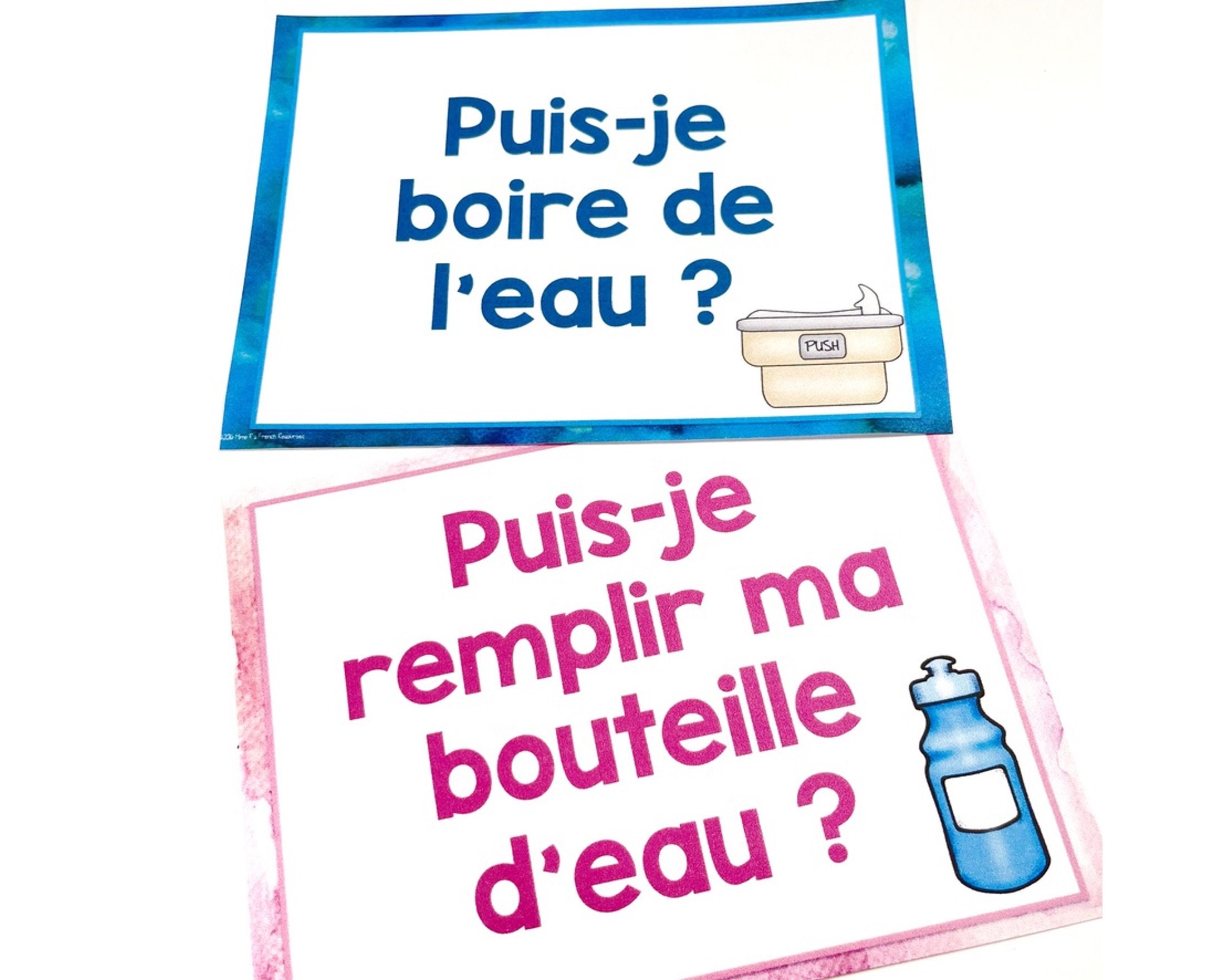 French Classroom Expressions Posters: Core & Immersion (digital ...