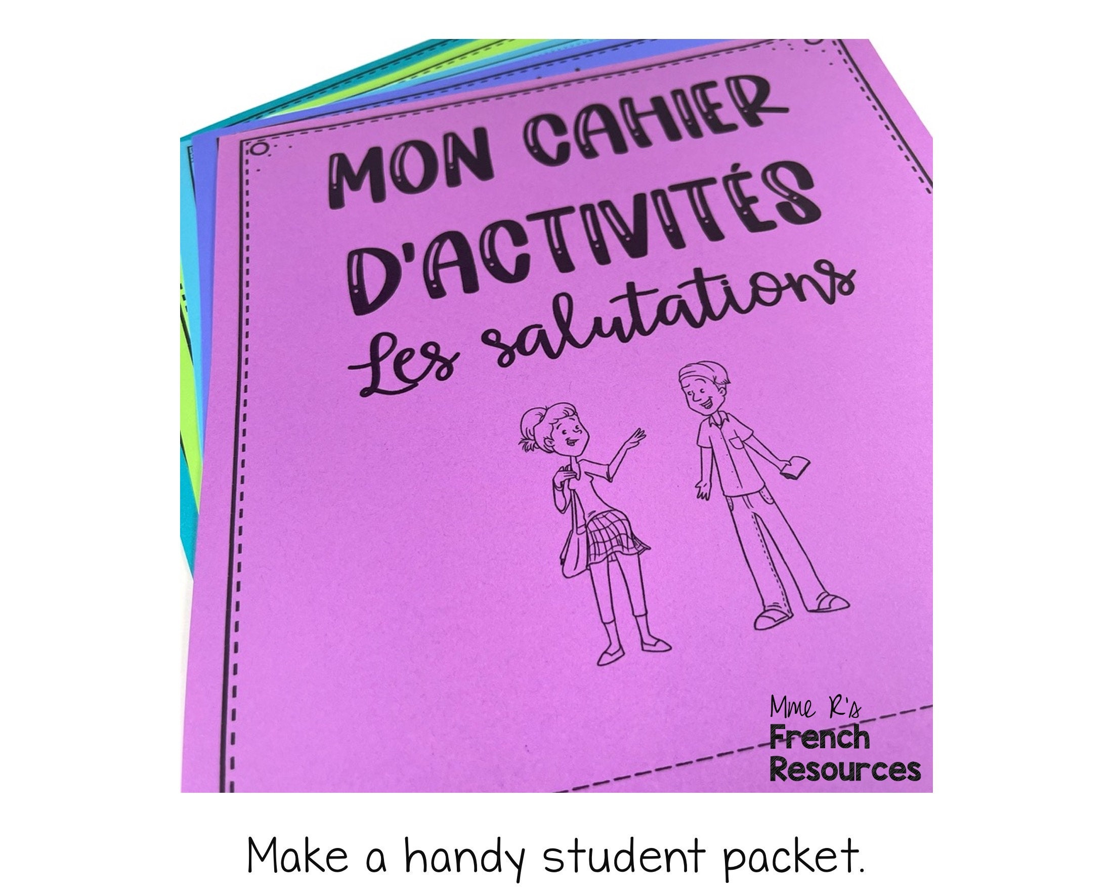 French Worksheets : Greetings Vocabulary and Speaking Activities ...