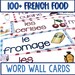 French Food Vocabulary Word Wall: Classroom Decor (digital Download) - Etsy