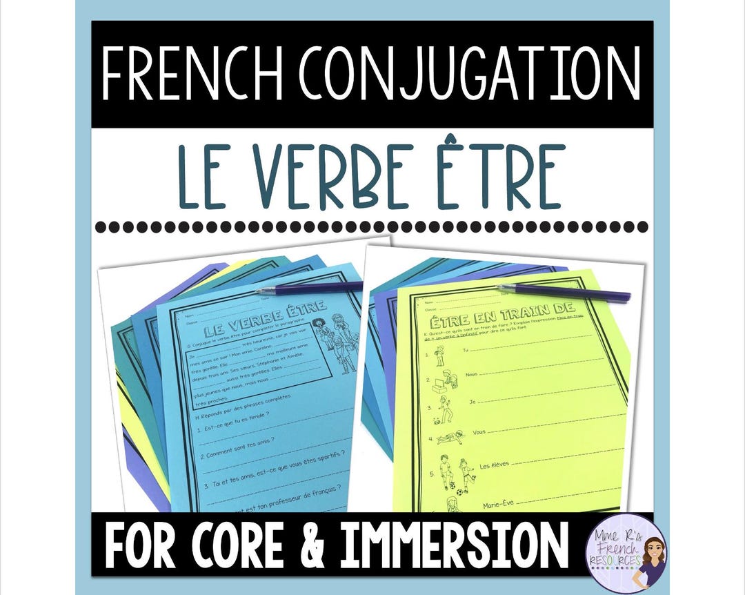 French Verb Worksheets : Être Present Tense Activities, Printable ...